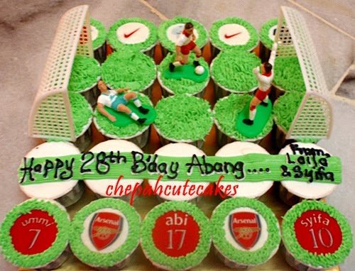 Home Bakery Bangi - Kajang: Arsenal Cupcake