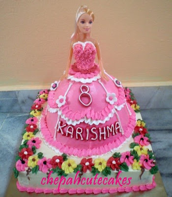Home Bakery Bangi - Kajang: Barbie Cake for Karishma
