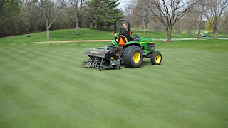 Oconomowoc Golf Club: Deep Tine Aeration