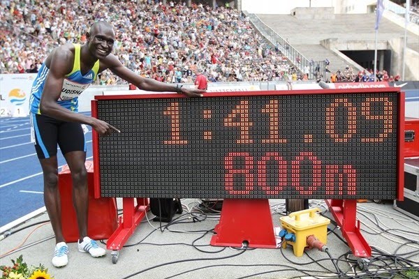 AdrianSprints.com: David Rudisha Breaks 800m World Record at ISTAF ...