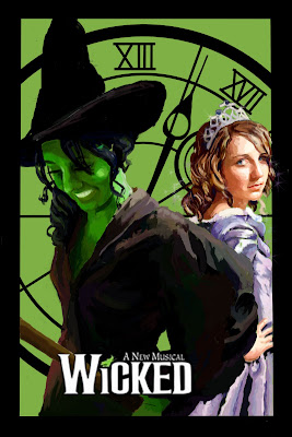 Jessica W Clark Illustration: Wicked Poster (the early stage)