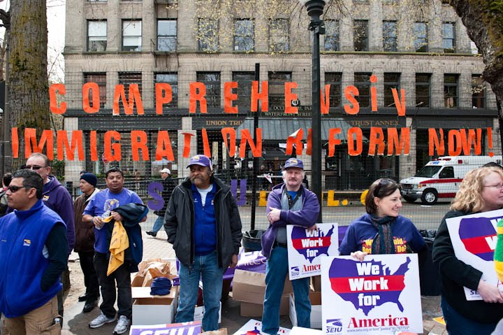 'Round About Seattle: Seattle Immigration Rally