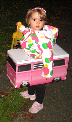 Christopher Leduc | Design • Illustration: VW Bus Halloween Costume