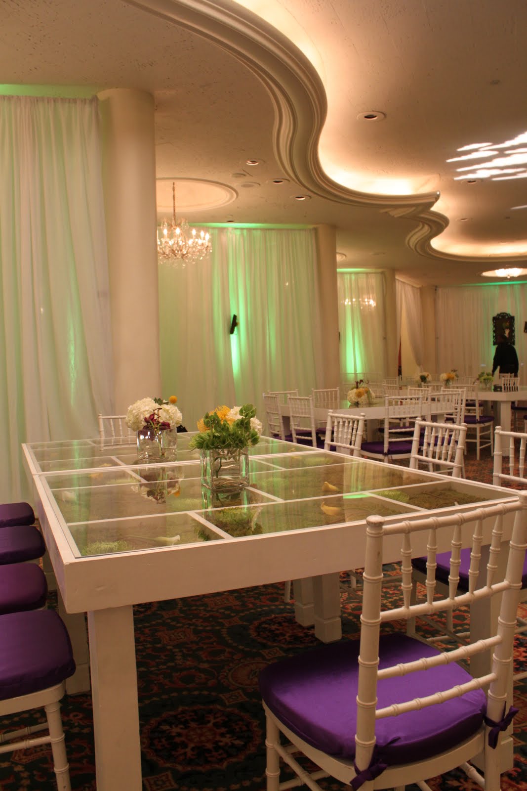 Omni Shoreham event-with our drapings ,flowers ,picture frames ,and ...