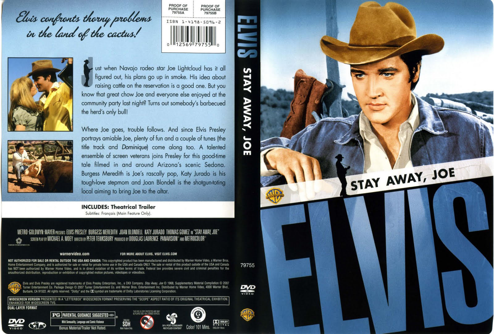 ELVIS JAR: - STAY AWAY JOE (CON SUBTITULOS EN ESPAÑOL)
