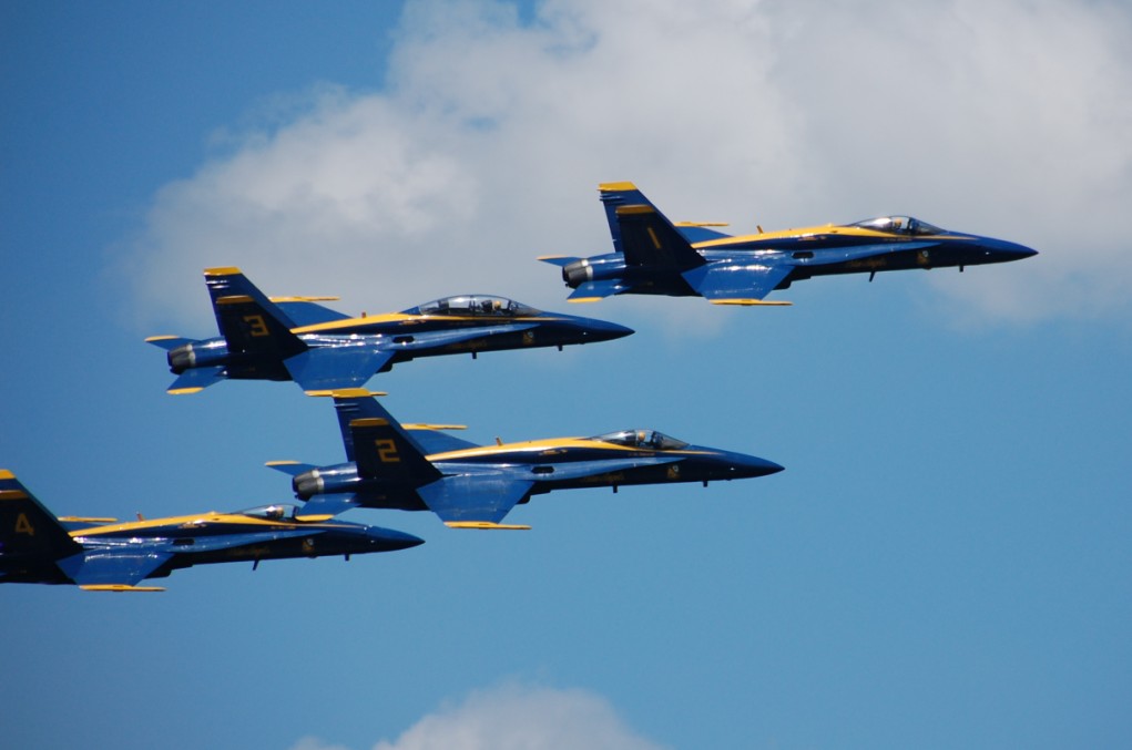 What a Fourth of July! Blue Angels and fireworks over the lake!