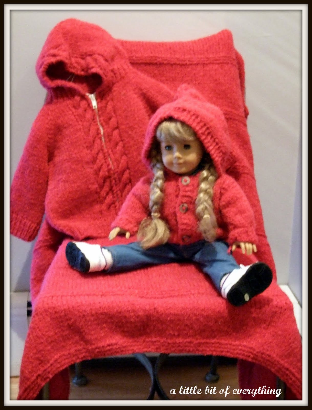 a little bit of everything: Needlework: Hooded Sweater, Blanket and ...