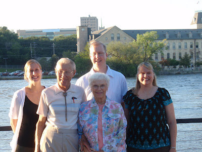 The Van Grolls: Great Grandma and Great Grandpa Thiede Visit