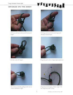 Bridges on the Body: frog closure how to