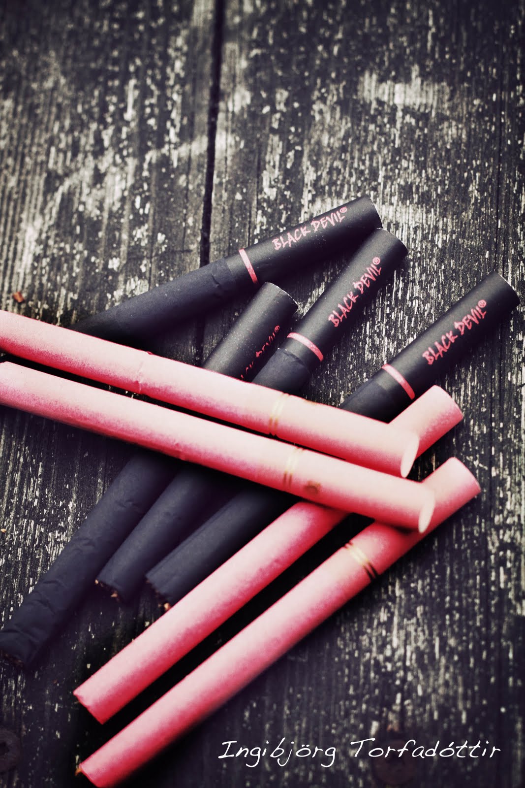 Colored Cigs - Purple Masturbation