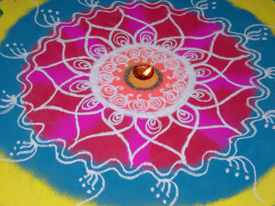 E-SPACE ART: Rangoli Art for Kids!