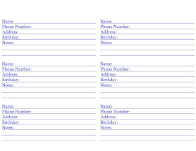 RootsAndWingsCo: Class phone book --template