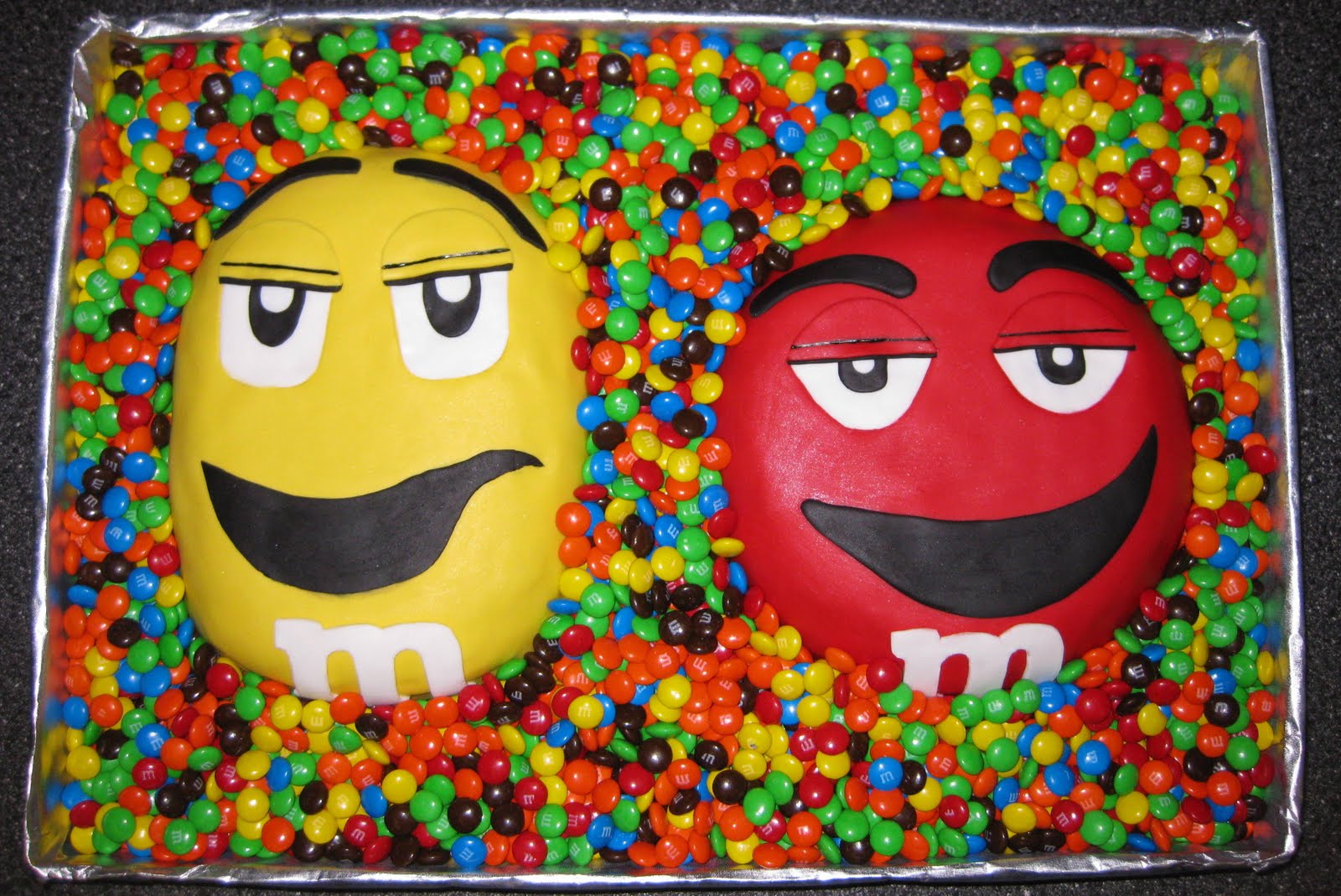 SWEET Memories: M&M Cake