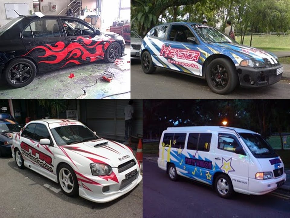 Fire Starting Automobil: DIY Tip Pasang Sticker Costum Design Sendiri