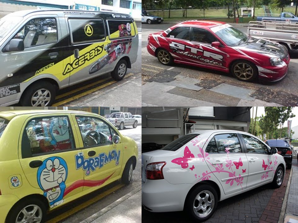 Fire Starting Automobil: DIY Tip Pasang Sticker Costum Design Sendiri