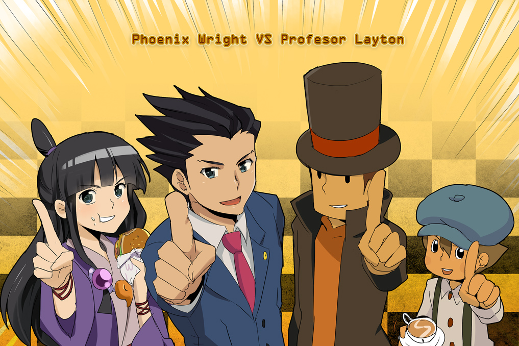 Phoenix vs Layton: Layton vs Phoenix Wright para 3DS