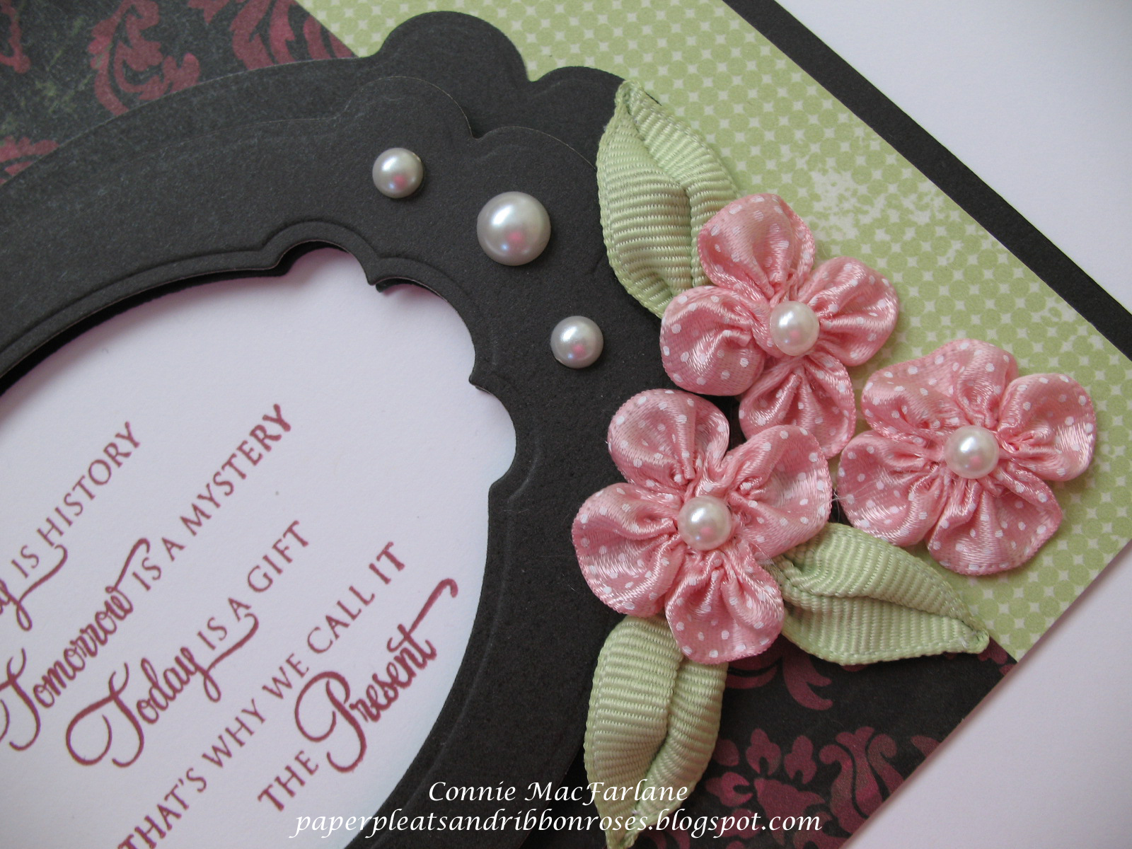 Paper Pleats and Ribbon Roses: New 'Wings' Paper from CTMH and Handmade ...