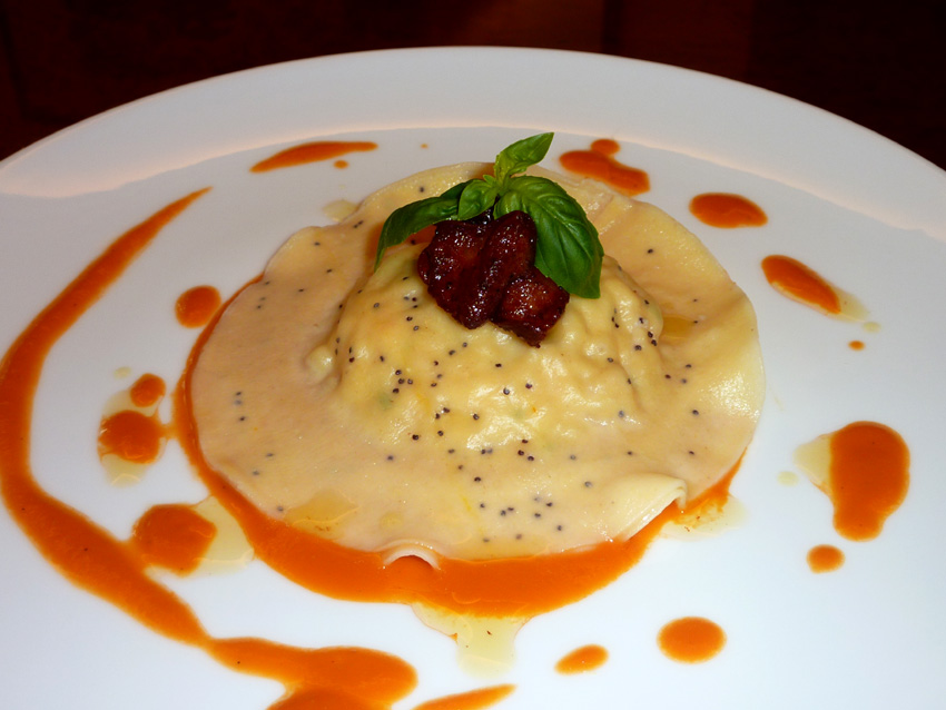 牛刀: Crab Ravioli