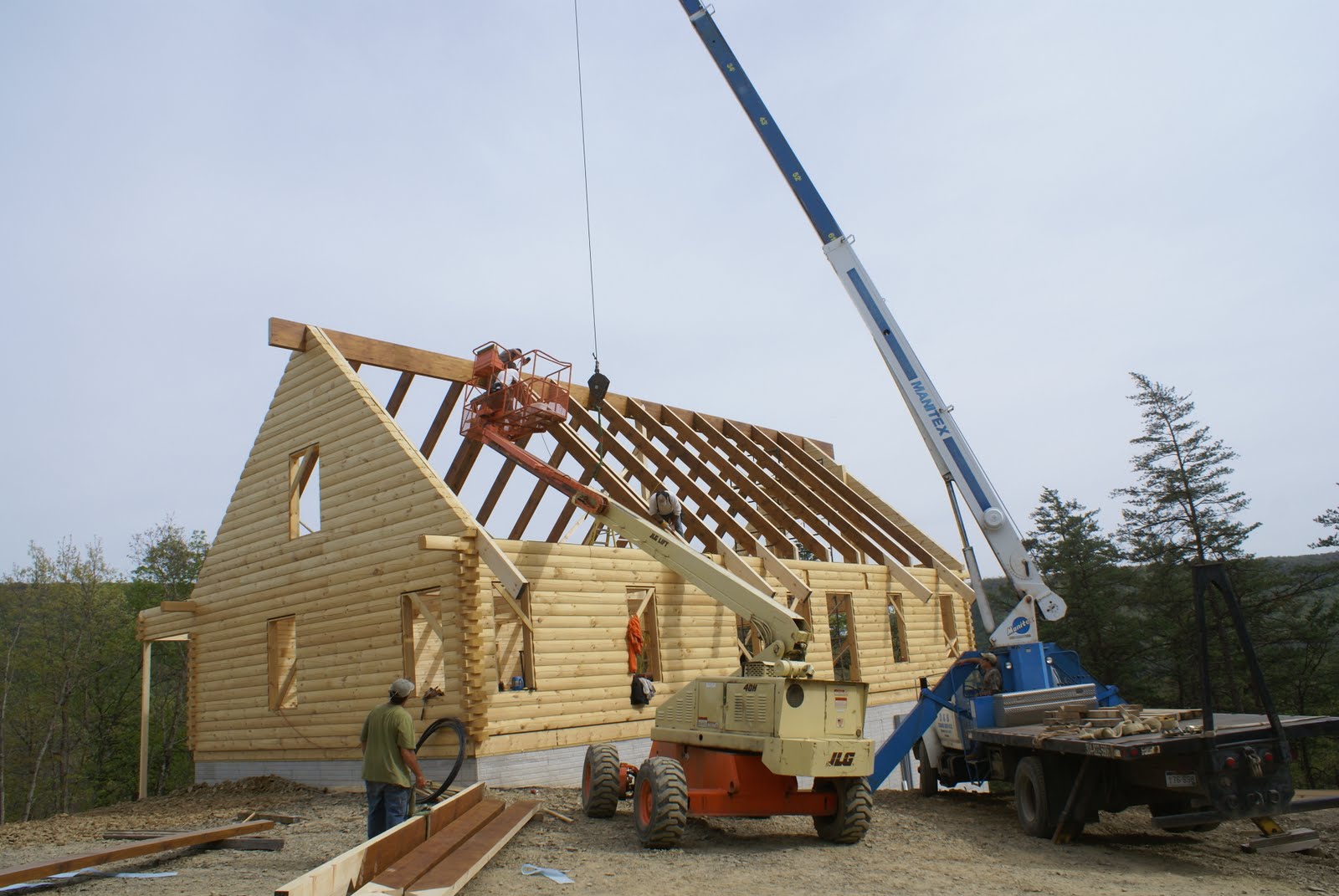 Hidden Bend Retreat, Romney West Virginia: Big Progress, Gables & Heavy ...