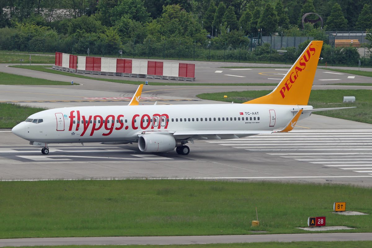 Planes and Trains - Planes 2010: TC-AAT / Boeing 737-82R (w) / Pegasus ...