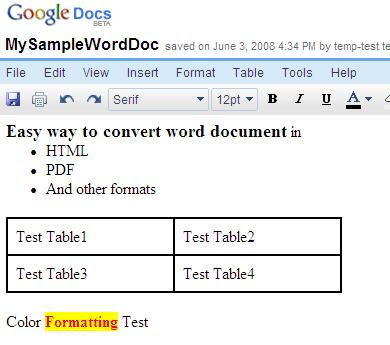 Convert Word Document to HTML, PDF, and other formats - Asp.Net, C# ...