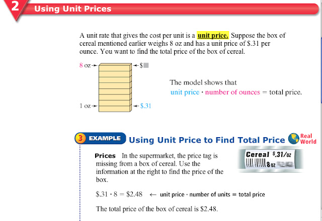 7bMaths: Chapter 5-2; Unit Rates and Proportional Reasoning