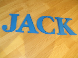 Kids Rooms: JACK, jack, JACK, jack... Letters for the boys