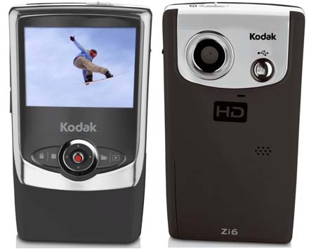DIGITAL CAMERAS: Kodak Zi6 HD Pocket Digital Video Camera