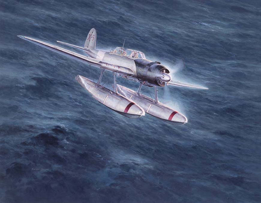 Aviation of Japan 日本の航空史: Aichi E13 "Jake" Interior Colour