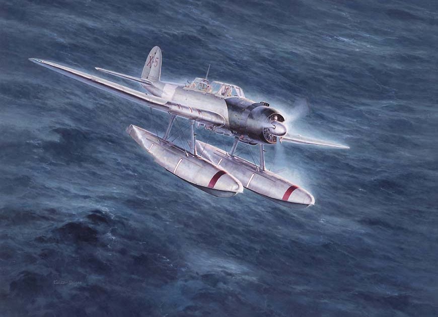 Aviation of Japan 日本の航空史: Aichi E13 "Jake" Interior Colour