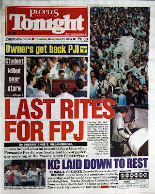 Video 48: THE HEADLINES 3 YEARS AGO: FPJ IS DEAD