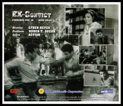 FPJ: "EX-CONVICT" (1967) NOW ON ORIGINAL VCD