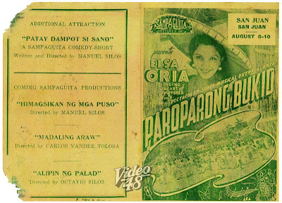 Video 48: MOVIE REMAKES # 4: "PARUPARONG BUKID" (1938 and 1958)