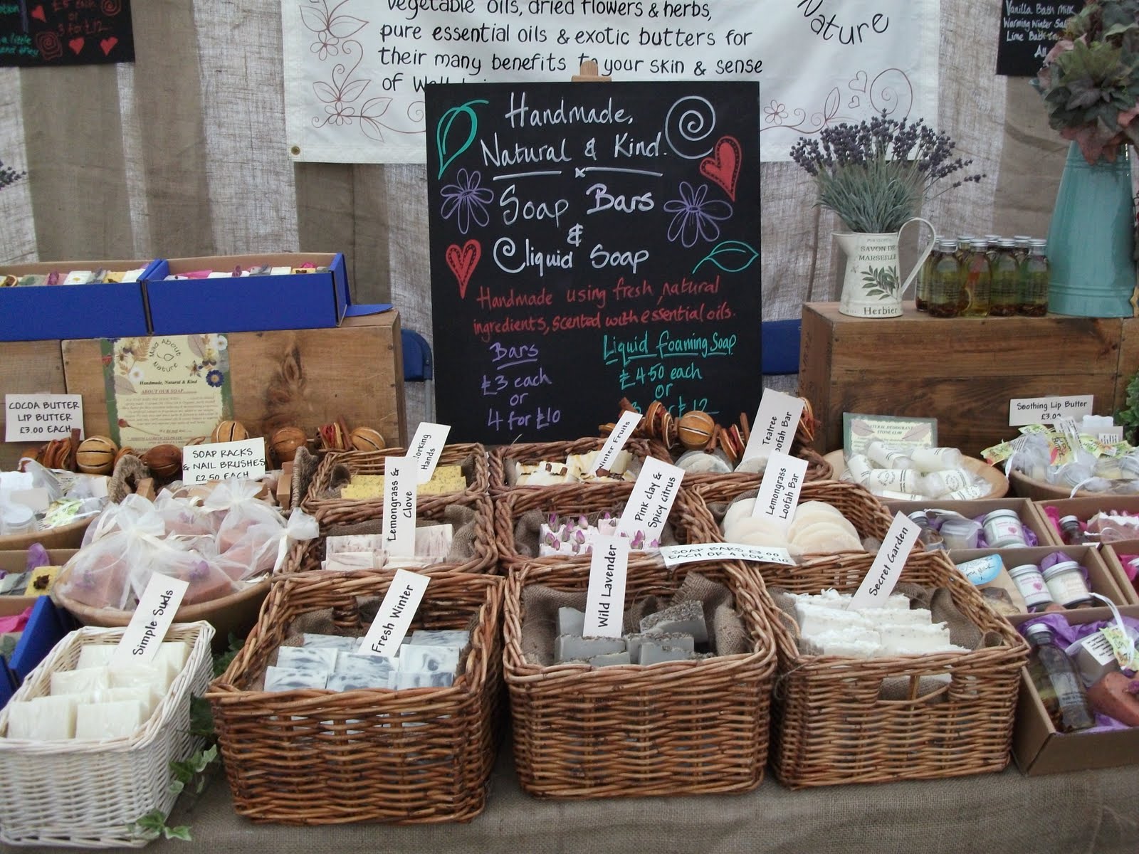 Mad About Nature: The travelling soap stall....
