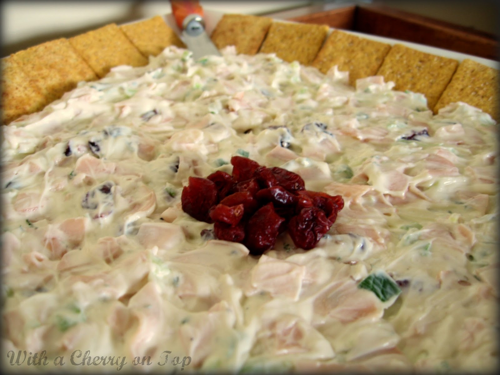 With a Cherry on Top: Smoked Turkey Dip with Cranberries