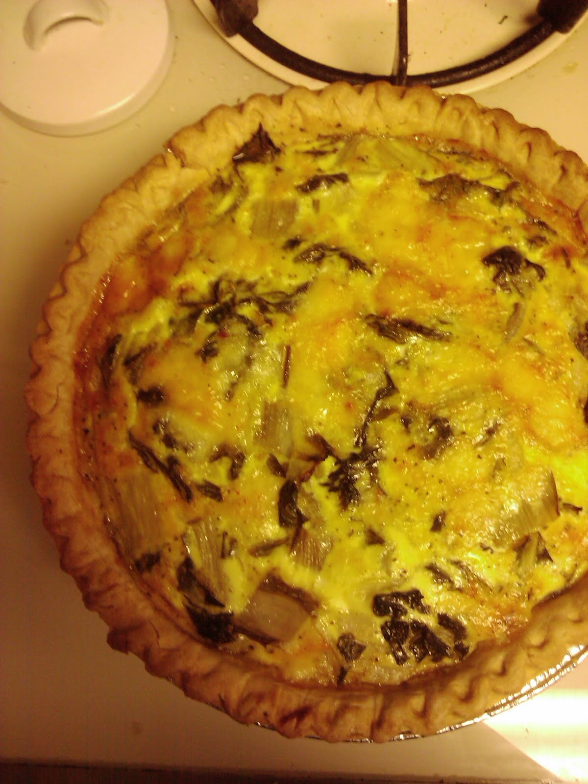 Master of Fine Eats: Swiss Chard Quiche