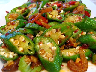 Recipe Lanka: Deviled Okra (Bandakka Theldala)