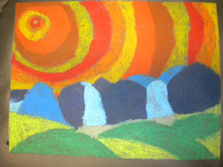 Summit Academy Loves Art!: Warm and Cool Color Landscapes