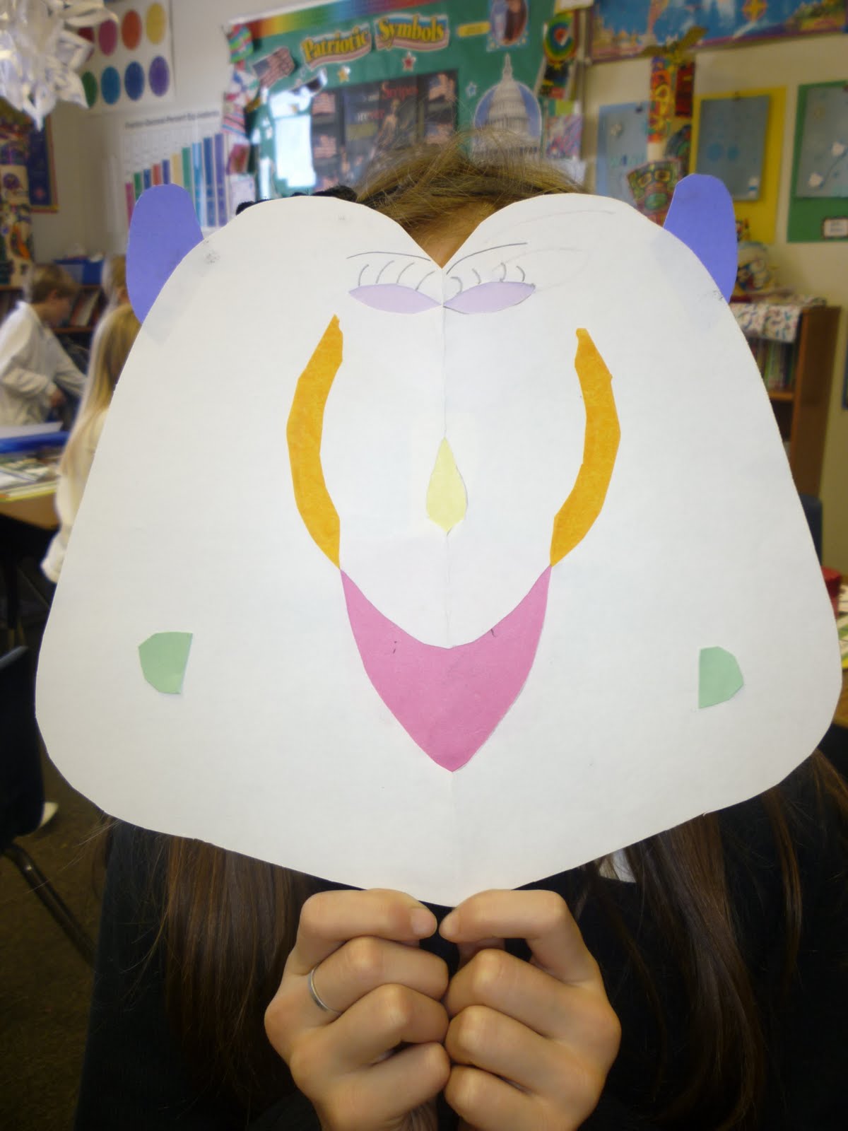 Summit Academy Loves Art!: Third Grade Symmetry Masks