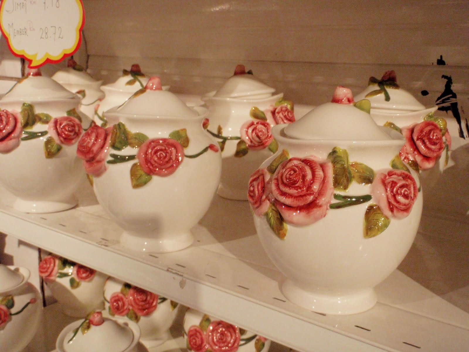 Xing Fu: ROSE THEMED CONTAINERS