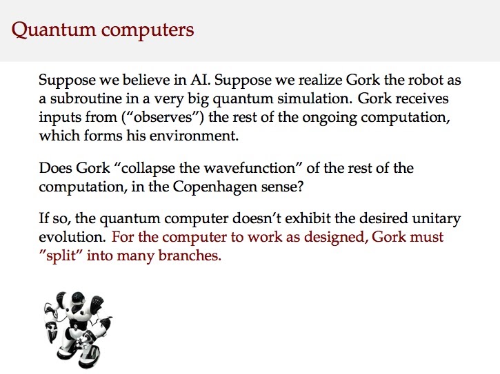 Information Processing: Gork revisited, 2018