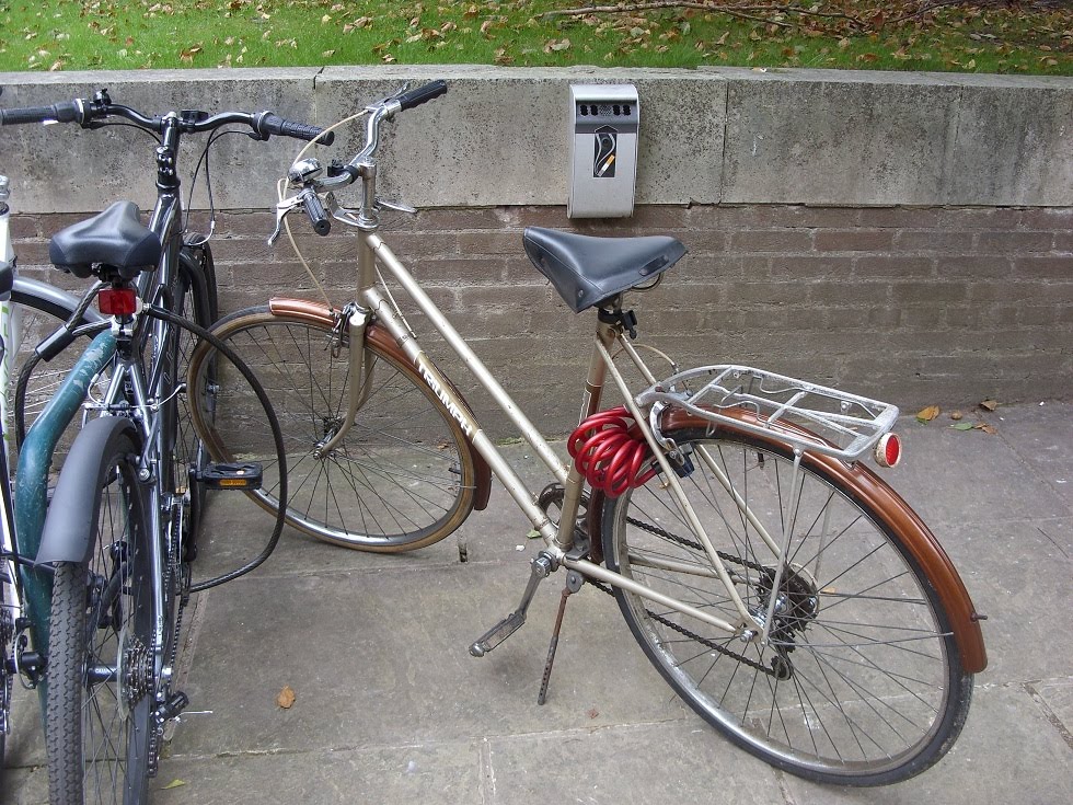 The Bicycle Safari: Beige Bicycle Logos by Triumph