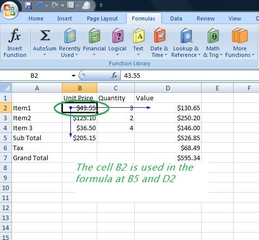 AscentSoftTech: Quick way to identify relation between data and formulas