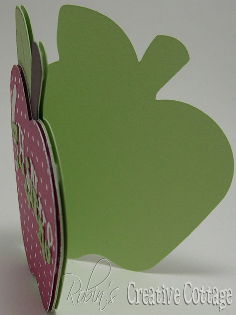 Robin's Creative Cottage: Apple Shaped Card