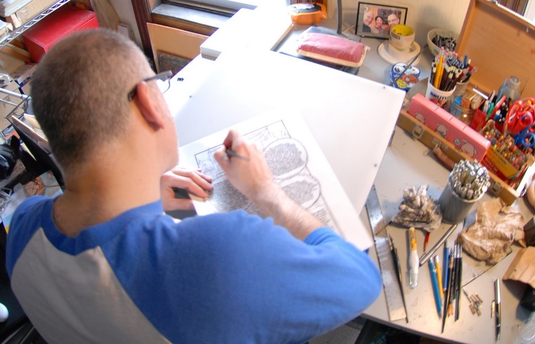 DAVID WASTING PAPER: Stephen DeStefano - Cartoonist Survey #144