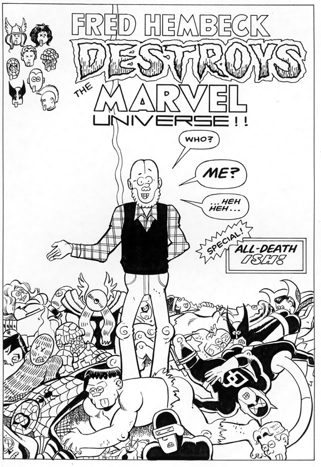 DAVID WASTING PAPER: Fred Hembeck - Cartoonist Survey #198