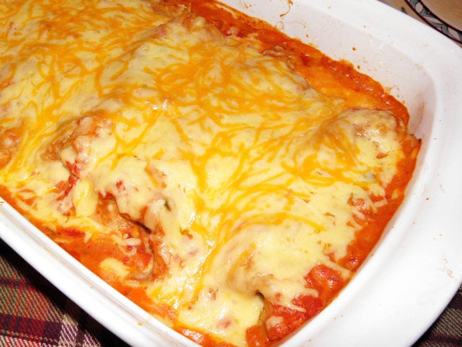 The Cozy Little Kitchen: Fiesta Chicken Enchiladas