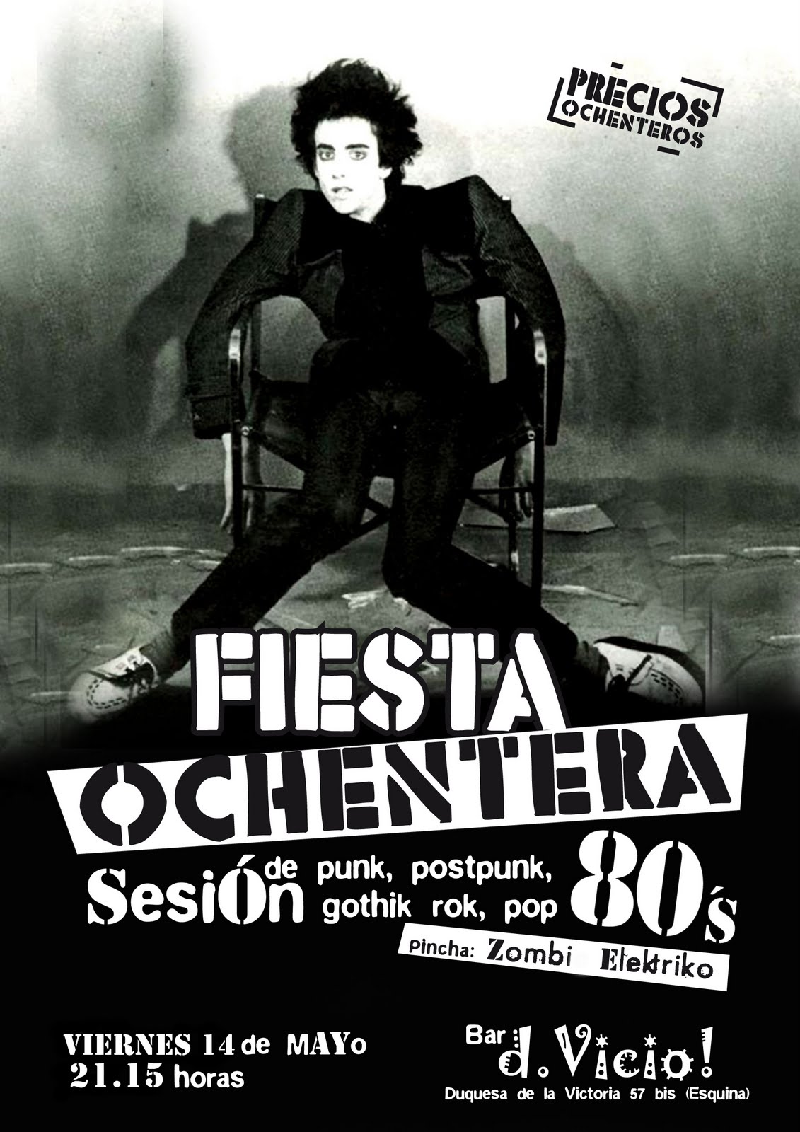 Este disco mola: 59. Fiesta 80's Viernes 14 (Bar d.Vicio! -Logroño-)