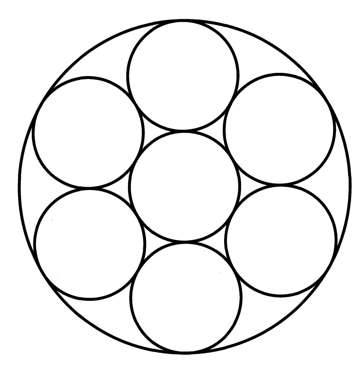 Mandalas Para Pintar: Mandala básico III