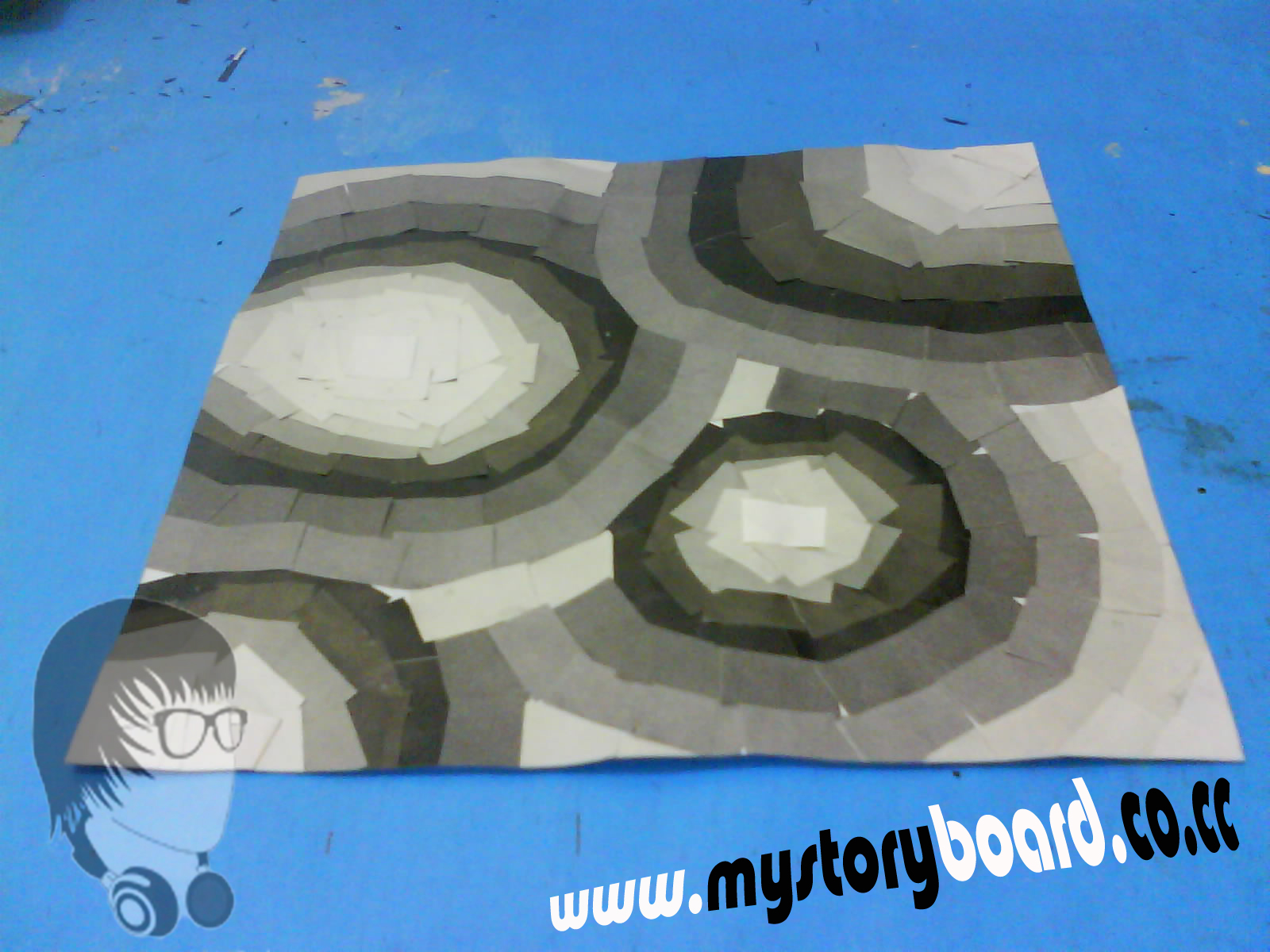 Firli Herdiana Portfolio 2012: Nirmana 2D : Mozaik Gradasi Hitam-Putih ...